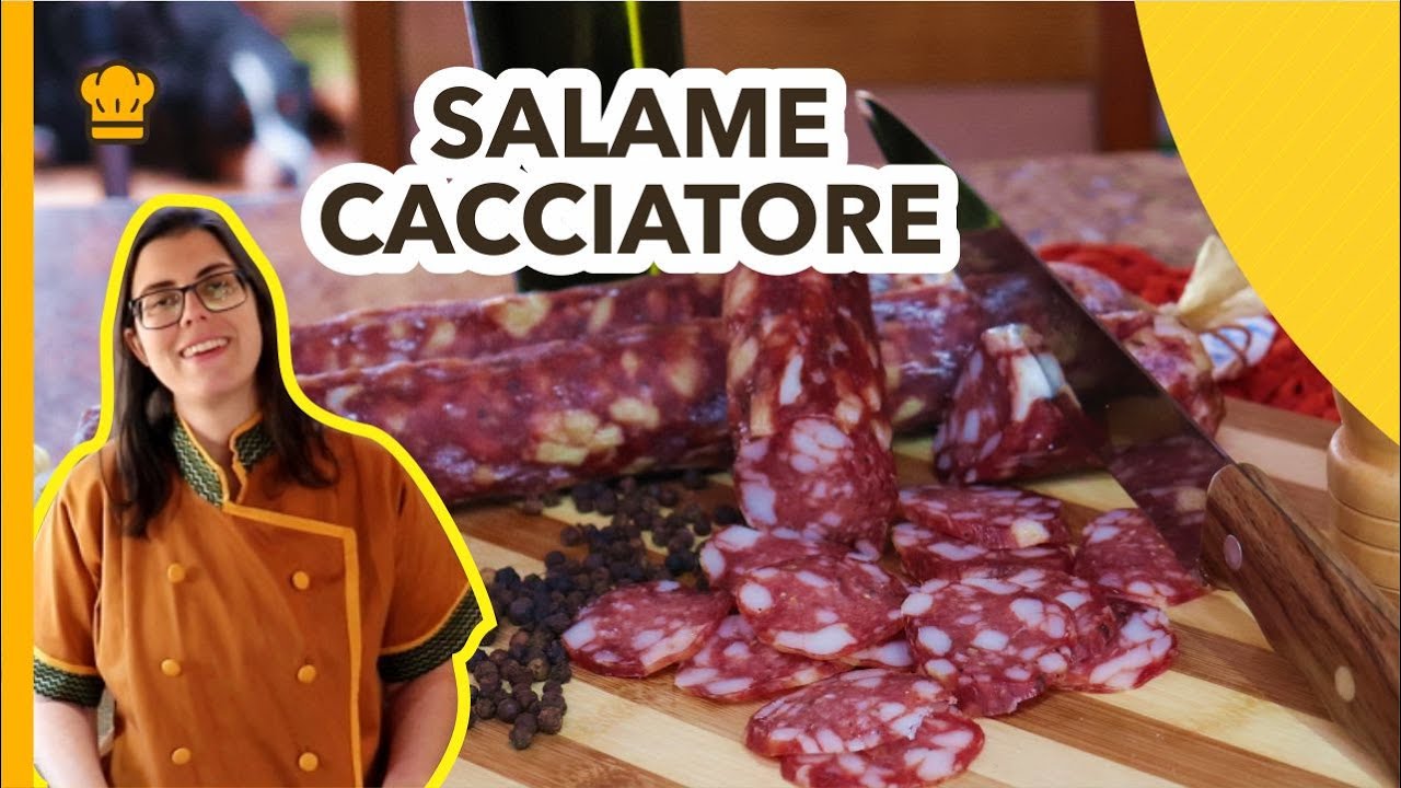RECEITA SALAME CACCIATORE ITALIANO | COMO FAZER SALAME CASEIRO ...